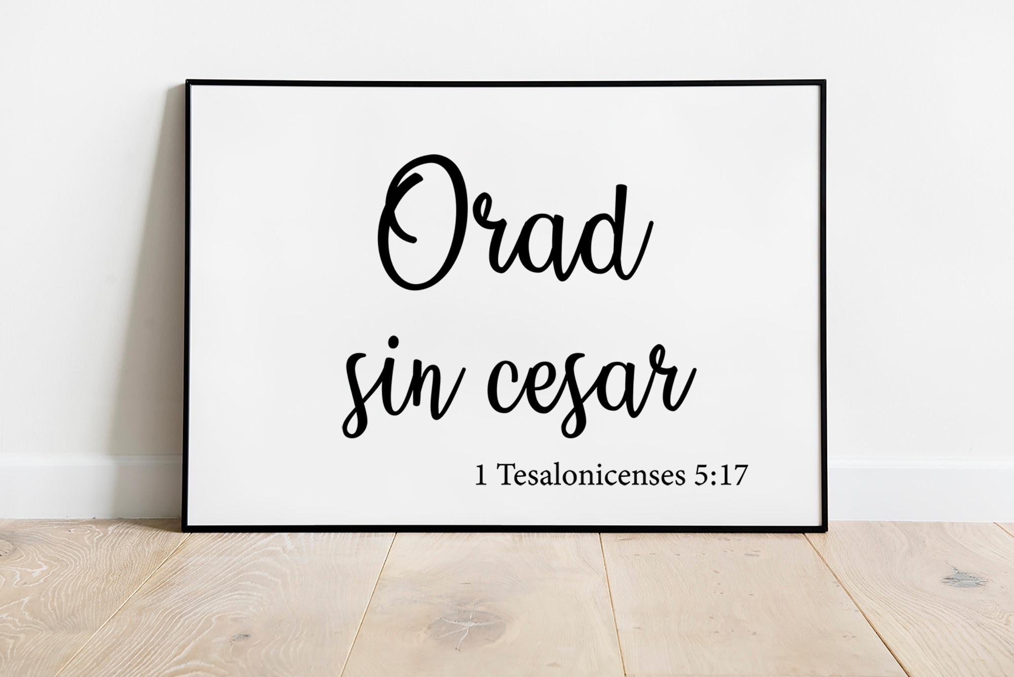 Digital Document, PNG, ORAD Sin CESAR. 1 Tesalonisences 5:17. Verso ...