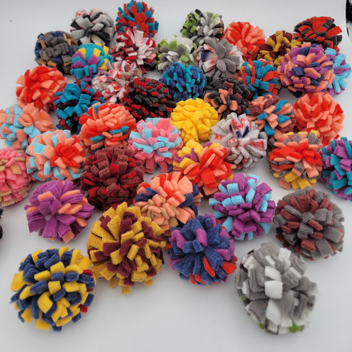 Custom 2 Inch Fleece Balls for Your Cat Kitten and Other - Etsy