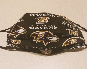 Baltimore Ravens Face Mask - Etsy
