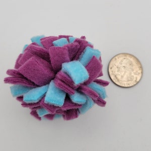 Custom 2 Inch Fleece Balls for Your Cat, Kitten, and Other Small Pets ...
