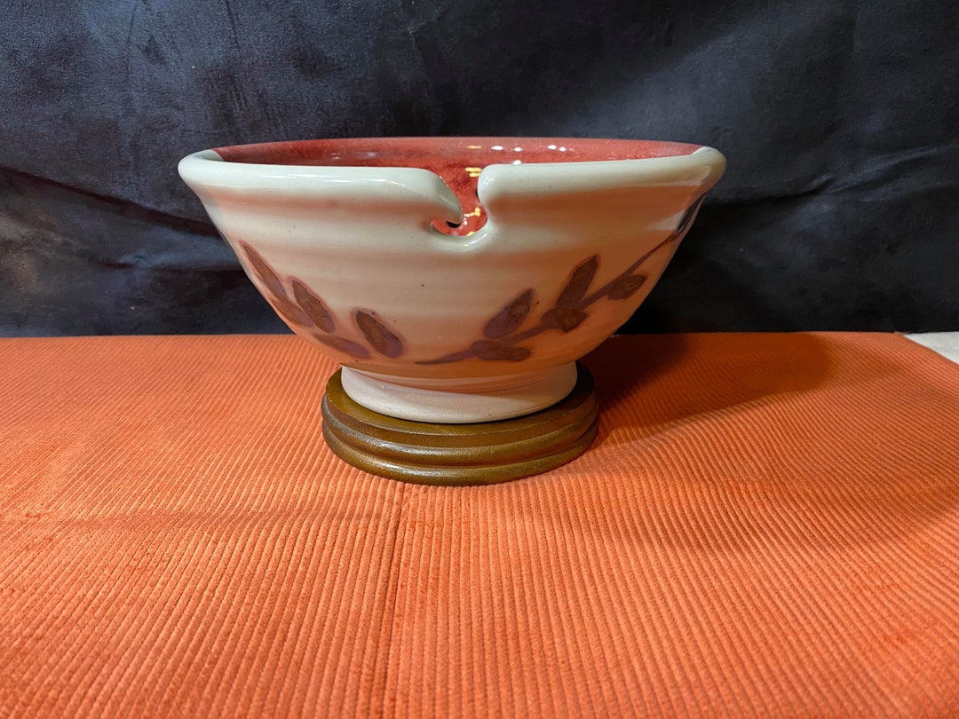 Yarn Bowl Stoneware Pottery Paul Corbin - Etsy