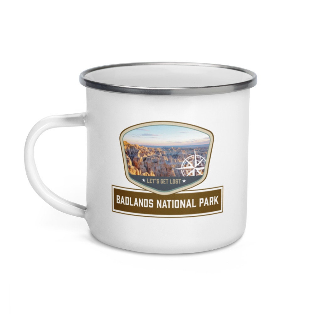 Badlands National Park Mug, Adventure Mug, Camping Mug Gift, Travel Mug ...