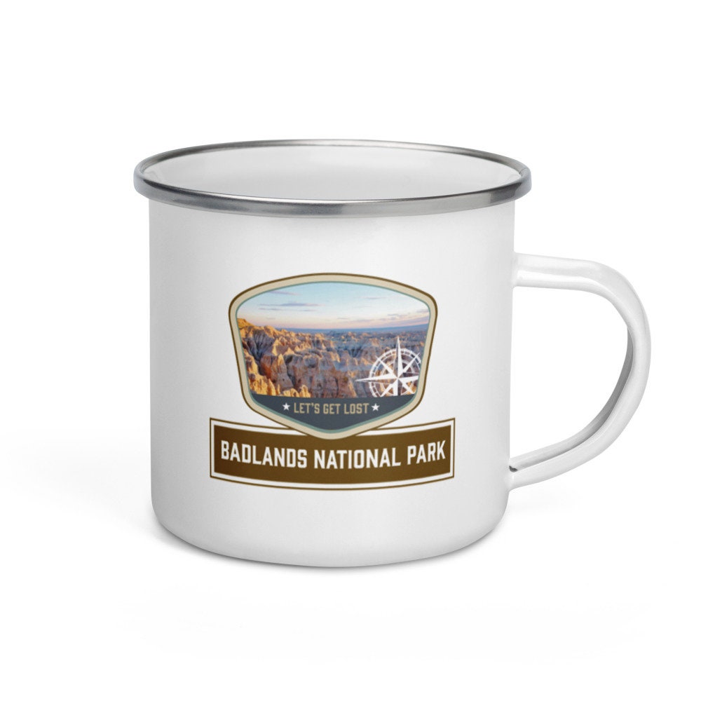 Badlands National Park Mug, Adventure Mug, Camping Mug Gift, Travel Mug ...