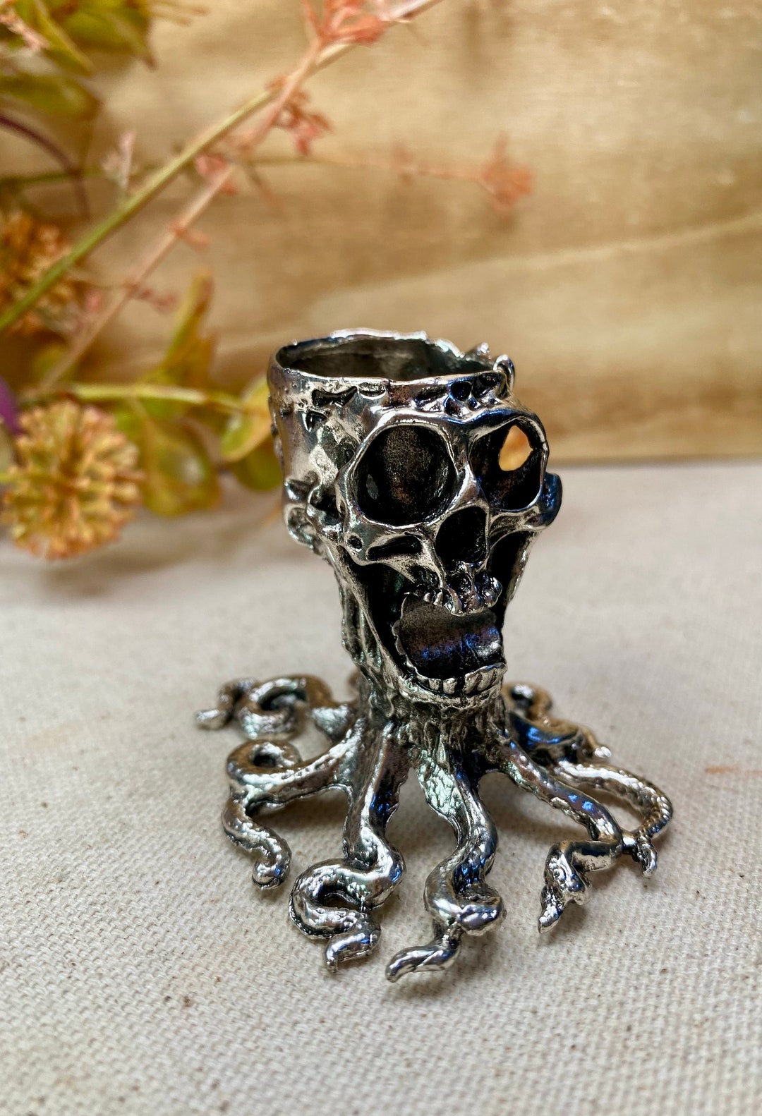 Octopus Skull Sphere Crystal Sphere Stand - Etsy