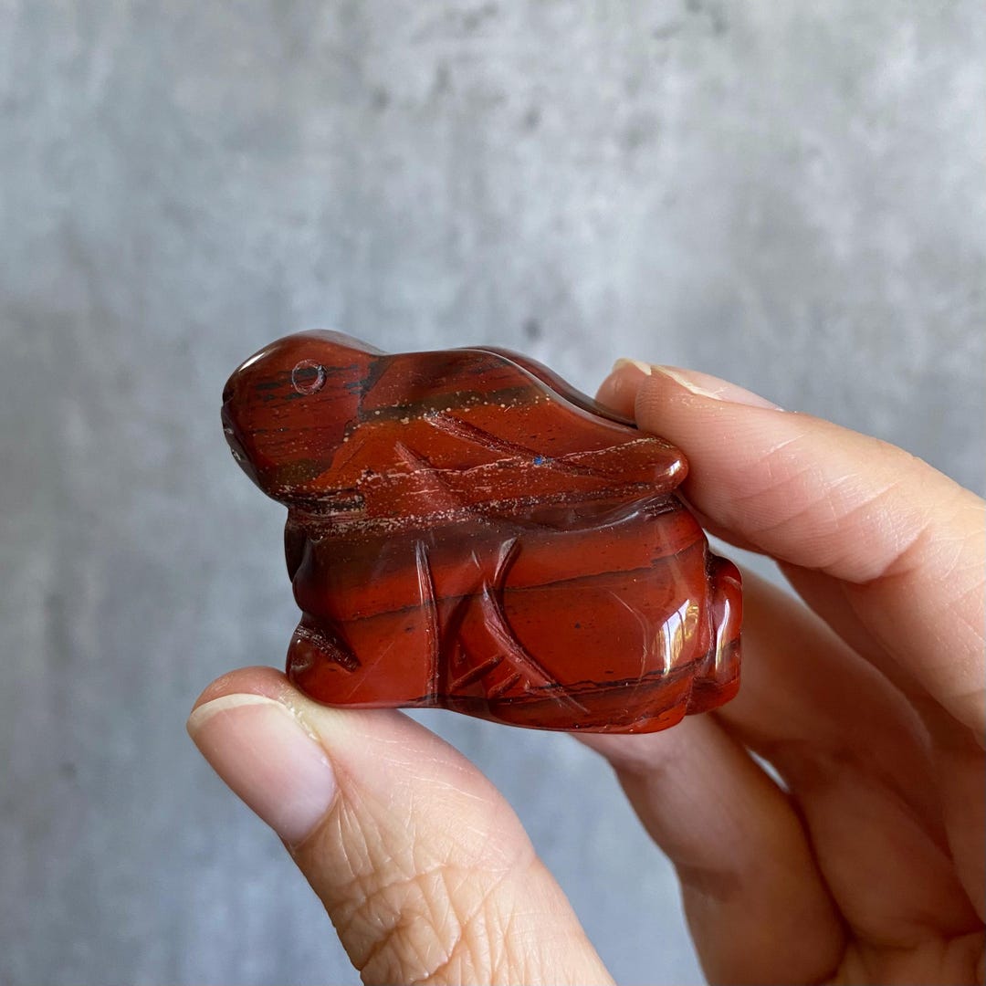Red Jasper Rabbit - Bunny - Jack Rabbit - Etsy