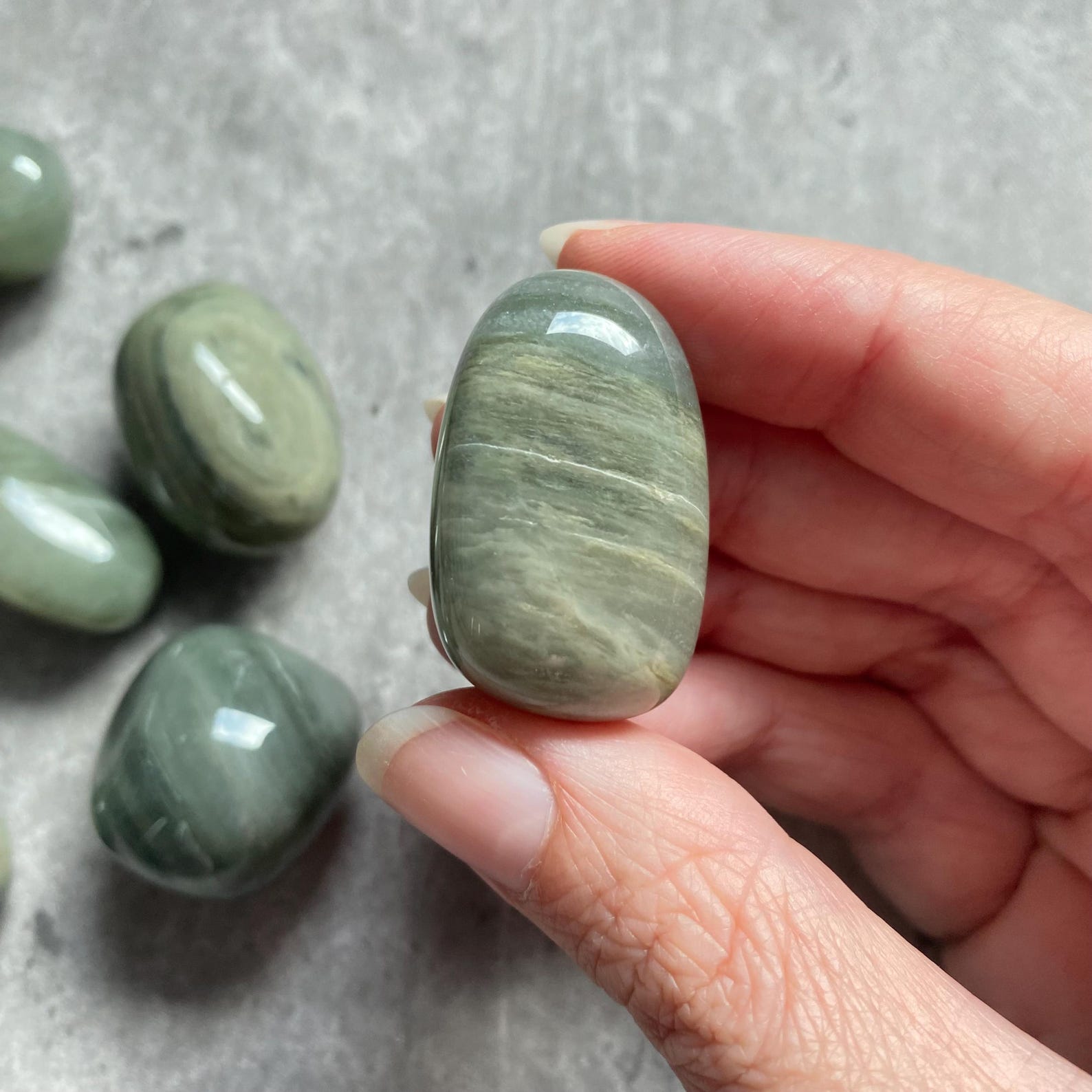 Green Layer Quartz Tumble - Etsy