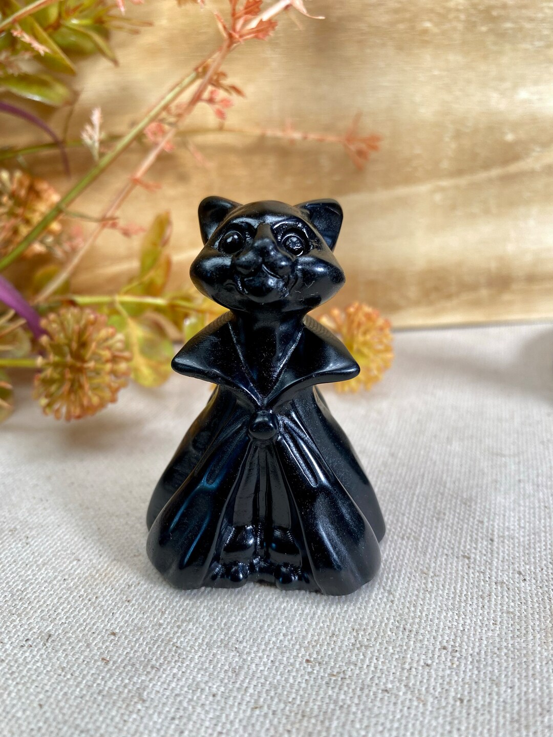 Vampire Kitty Obsidian - Etsy