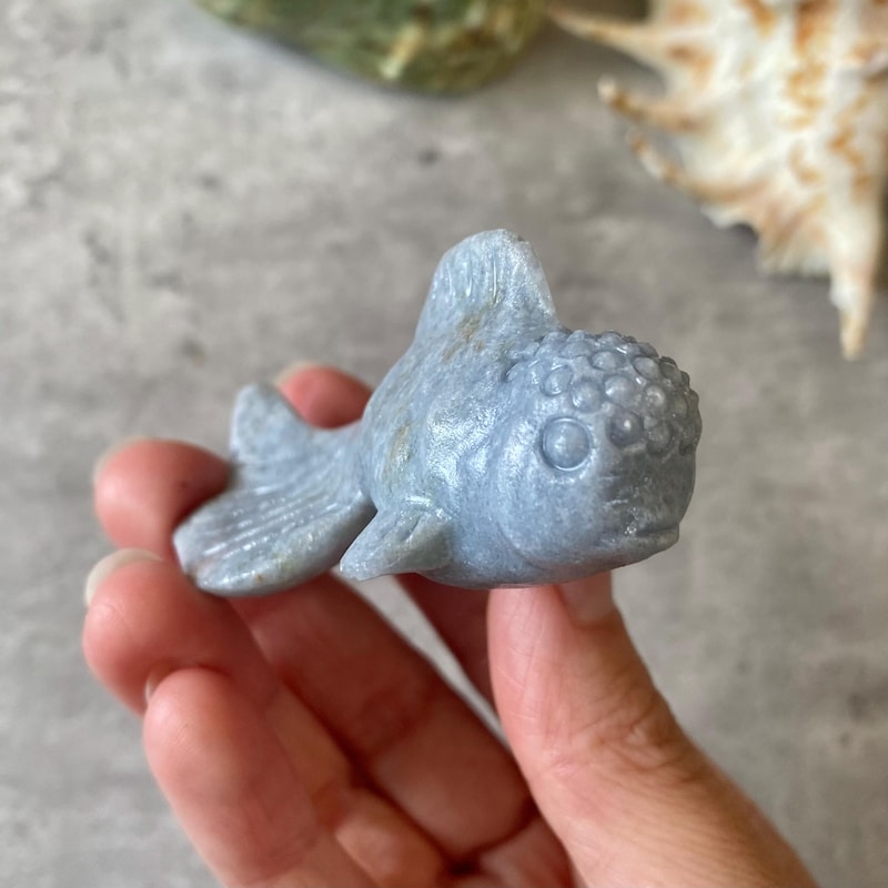 Jade Goldfish - Etsy