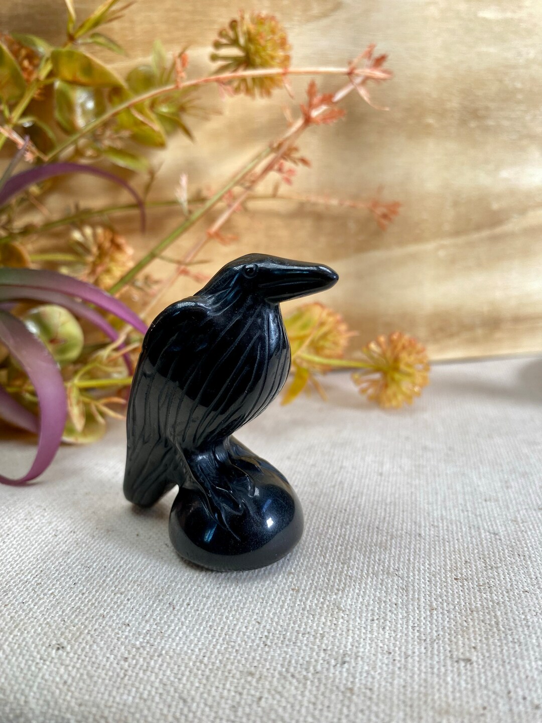 Obsidian Raven - Etsy