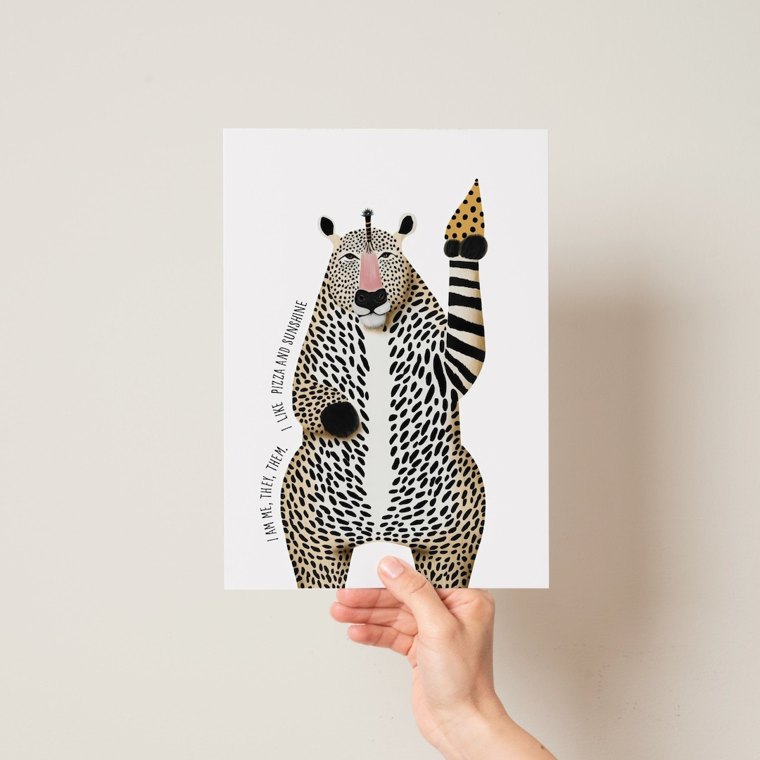 Non Binary, Gender Neutral, Transgender Kids Room Print, Boho Style ...