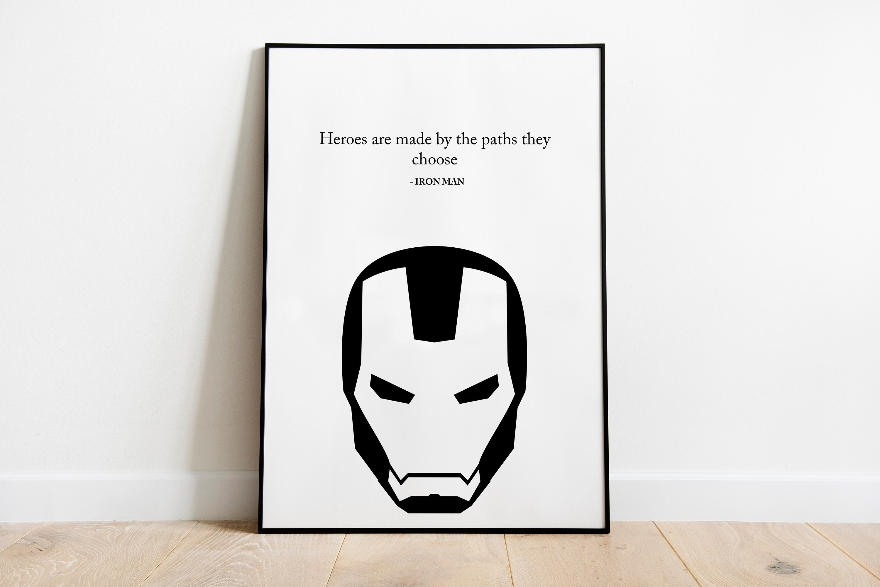 Iron Man Superhero Print Nursery Art PRINTABLE Art Playroom - Etsy