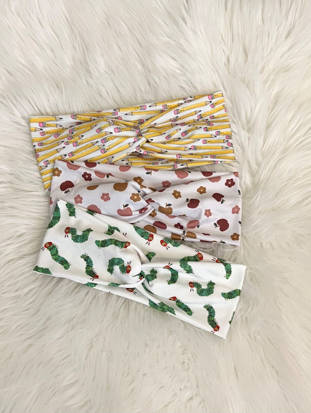 Back to School Turban Style Headbands Teacher Boho Headband Art ...