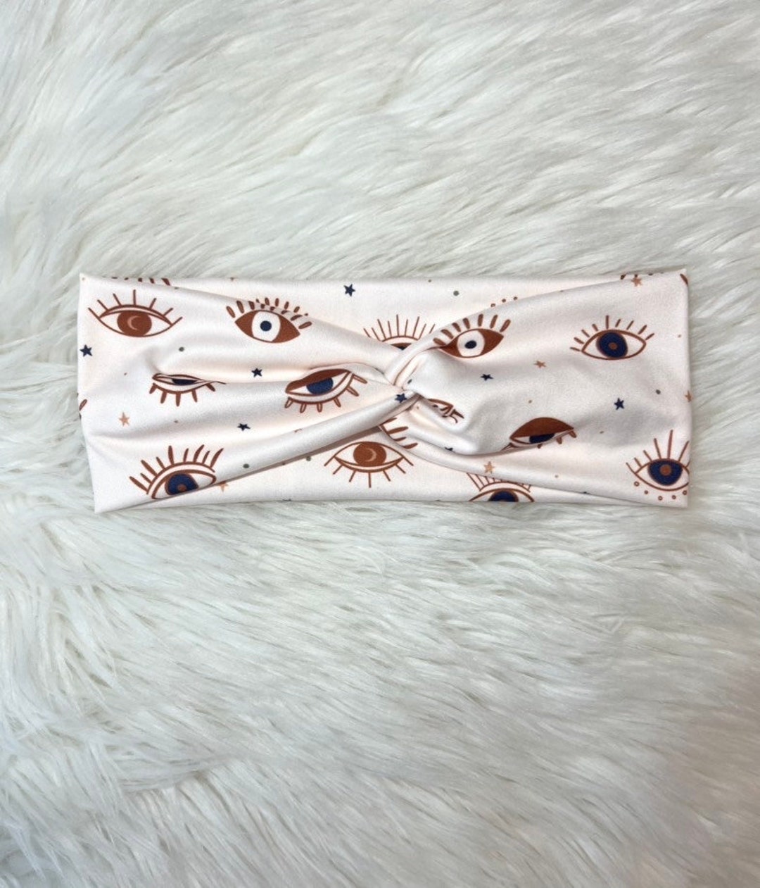 Evil Eye Turban Twist Headband Mystical Boho Fitness Headband Spiritual ...