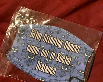 Haunted Mansion Face Mask - Etsy