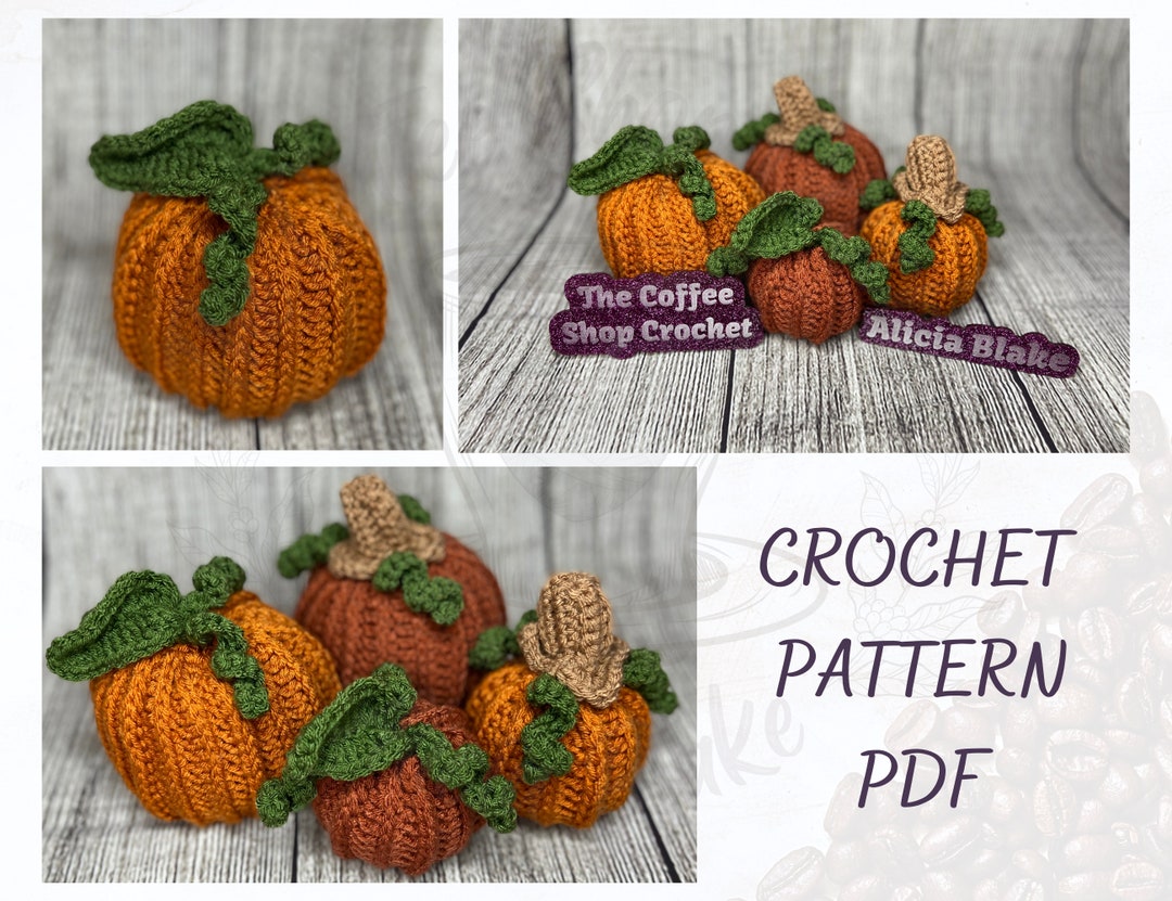 CROCHET PATTERN: Ridges & Rows Pumpkins Fall Decor Quick Makes Home ...