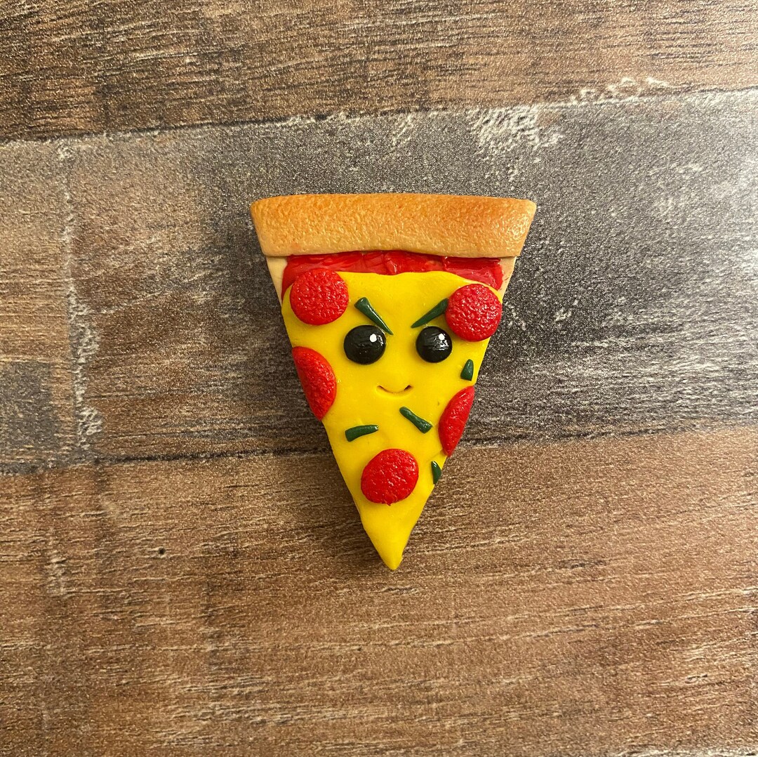 Evil Pepperoni Pizza Slice - Etsy UK