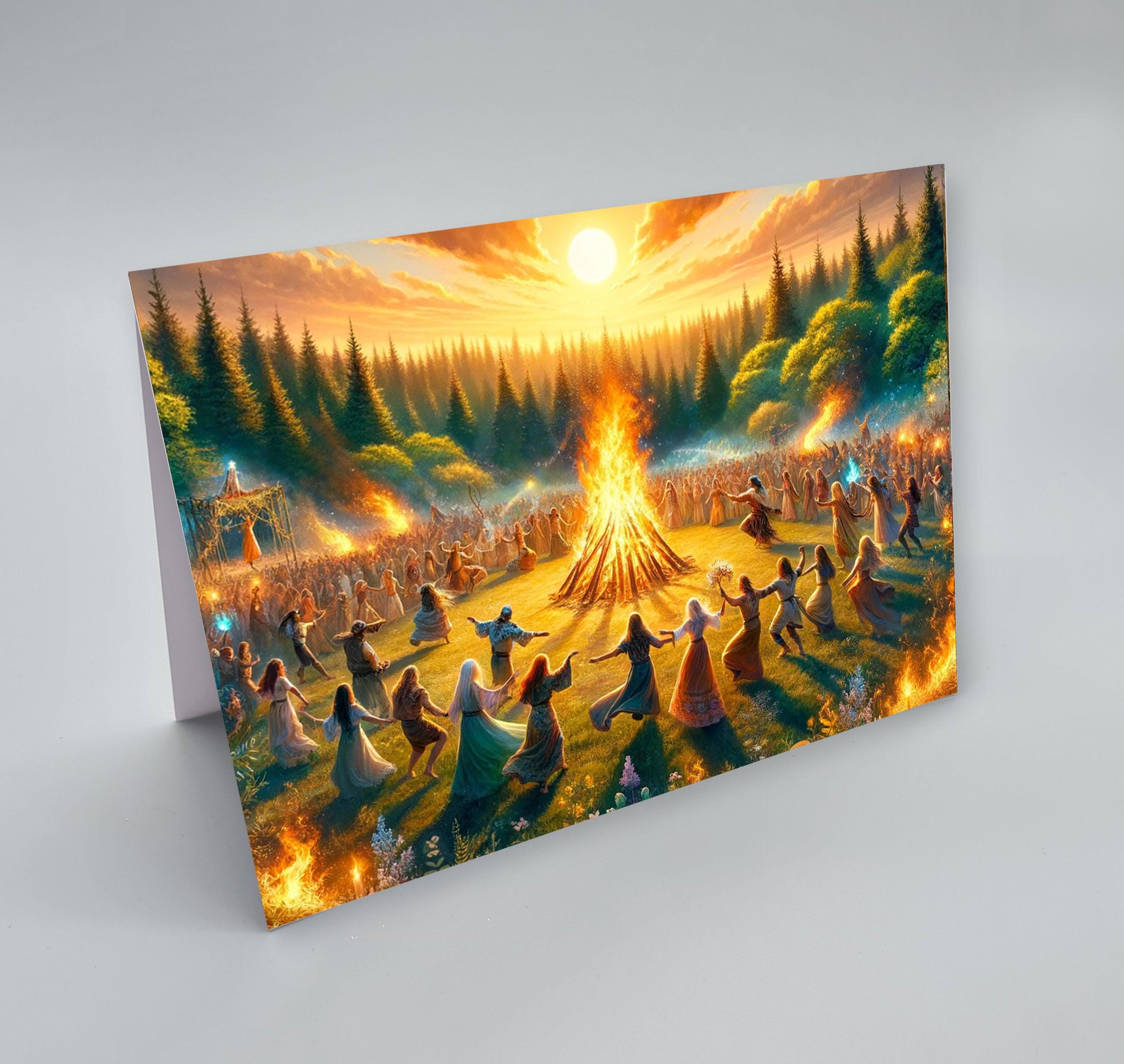 Litha – Summer Solstice – Greetings Card - Etsy