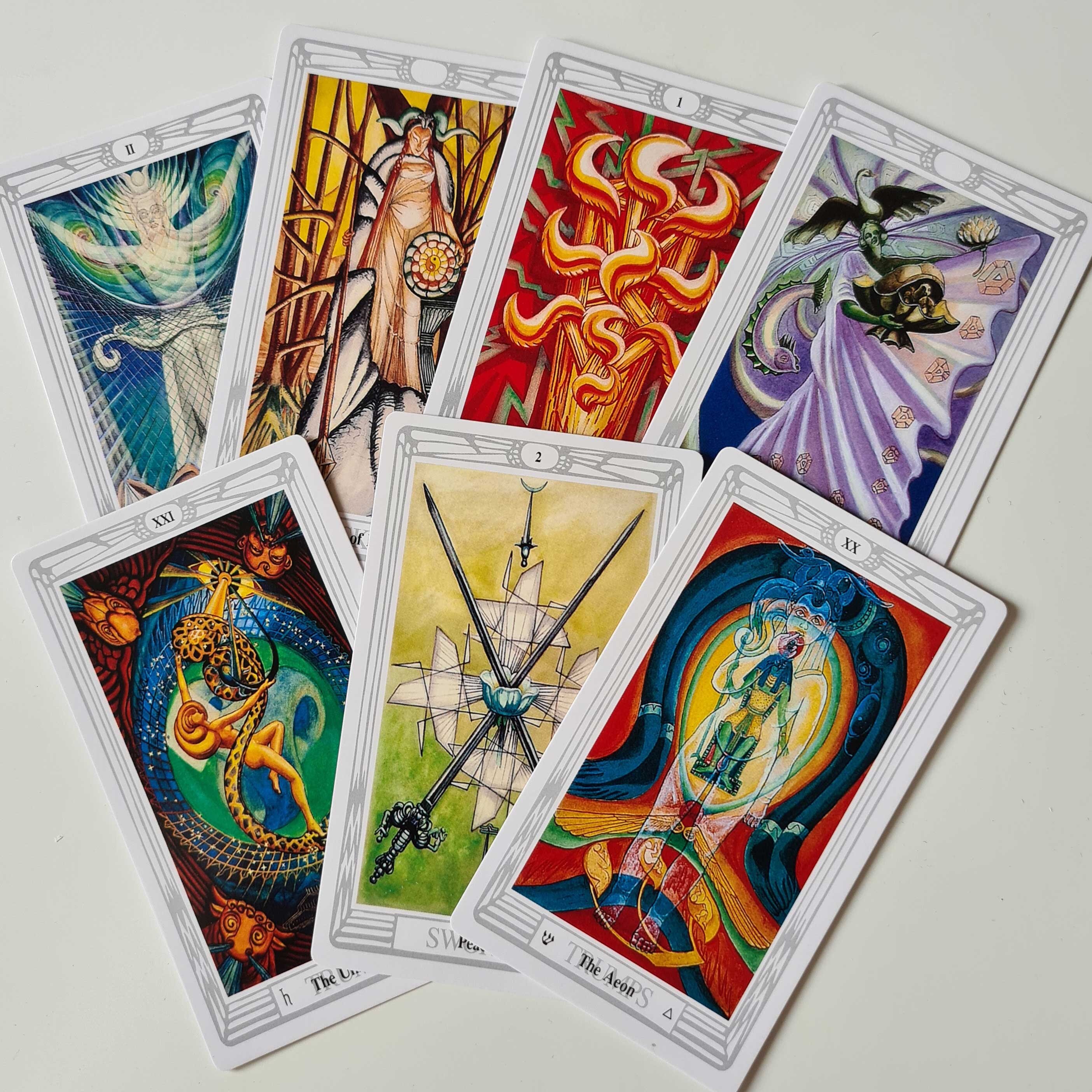 THOTH Blue Box Edition Tarot Cards, Aleister Crowley, Complete 78 Cards ...