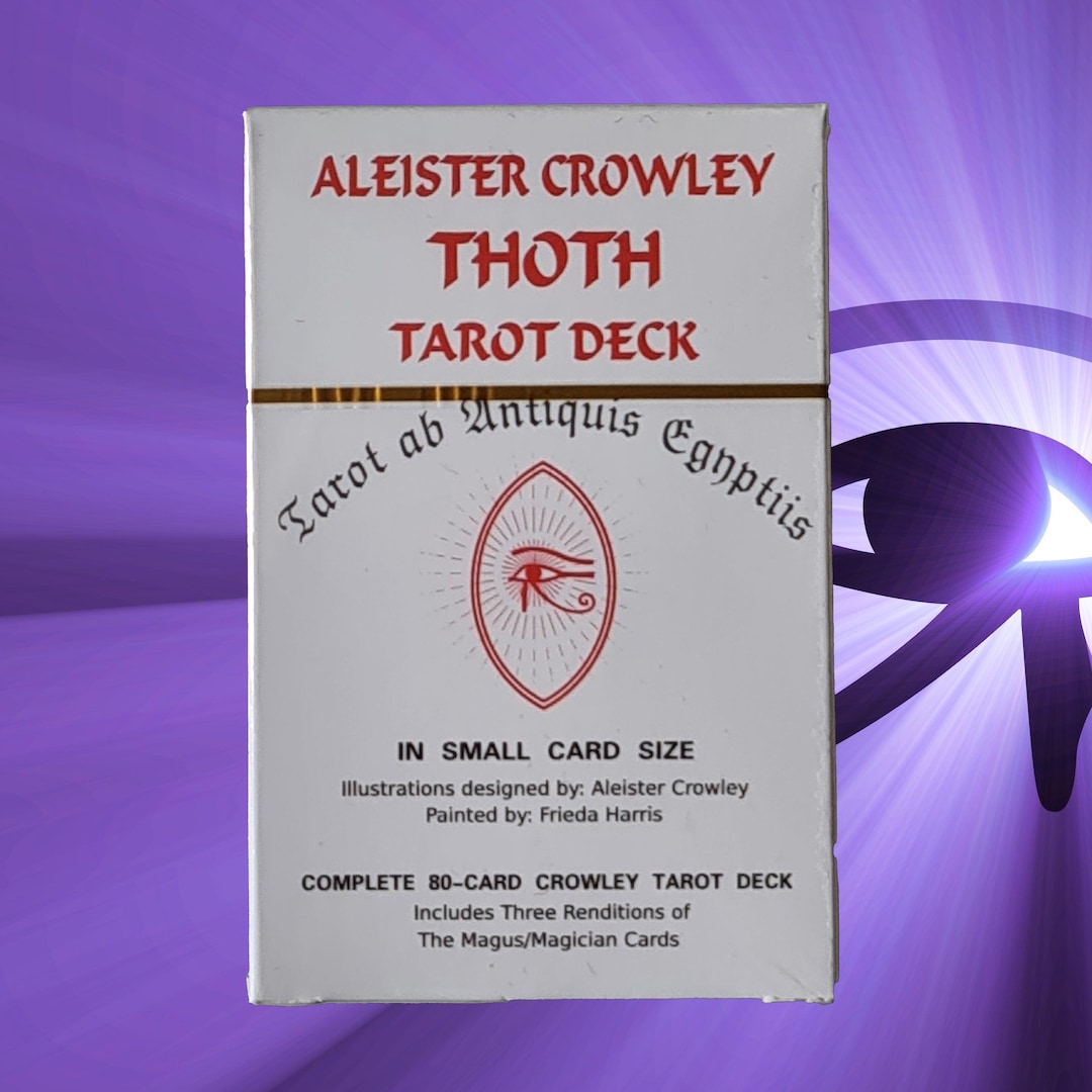 THOTH Tarot Deck, Tarot Cards, Aleister Crowley, Complete 80 Cards, 3 ...