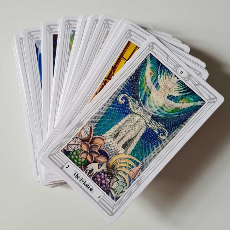 THOTH Blue Box Edition Tarot Cards, Aleister Crowley, Complete 78 Cards ...