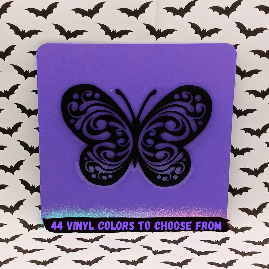 Filigree Silhouette Butterfly Moth Wings Creature Bug Insect - Etsy