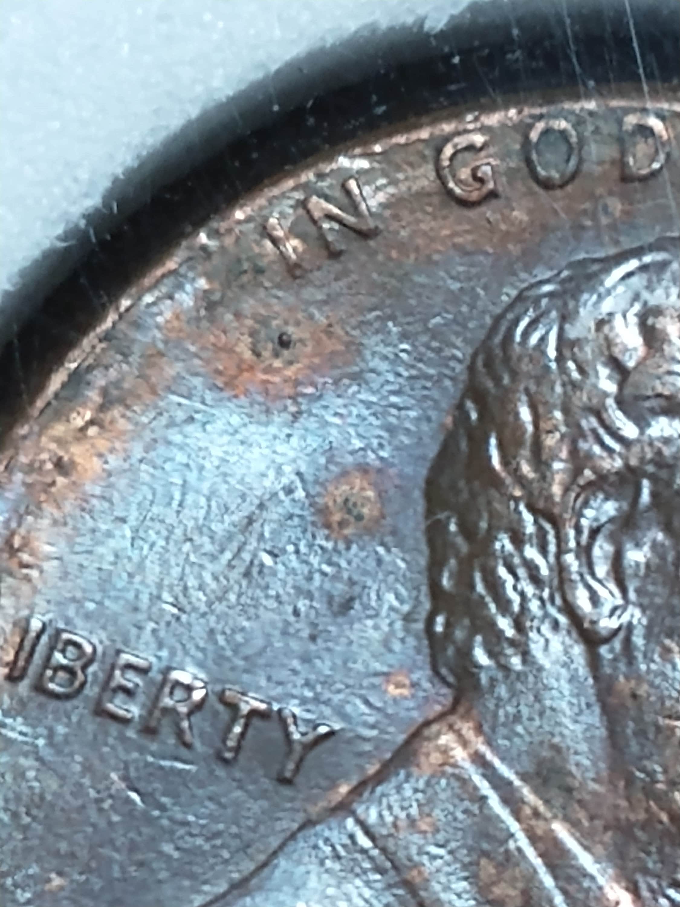 1986 Lincoln Penny With Strike Errors - Etsy