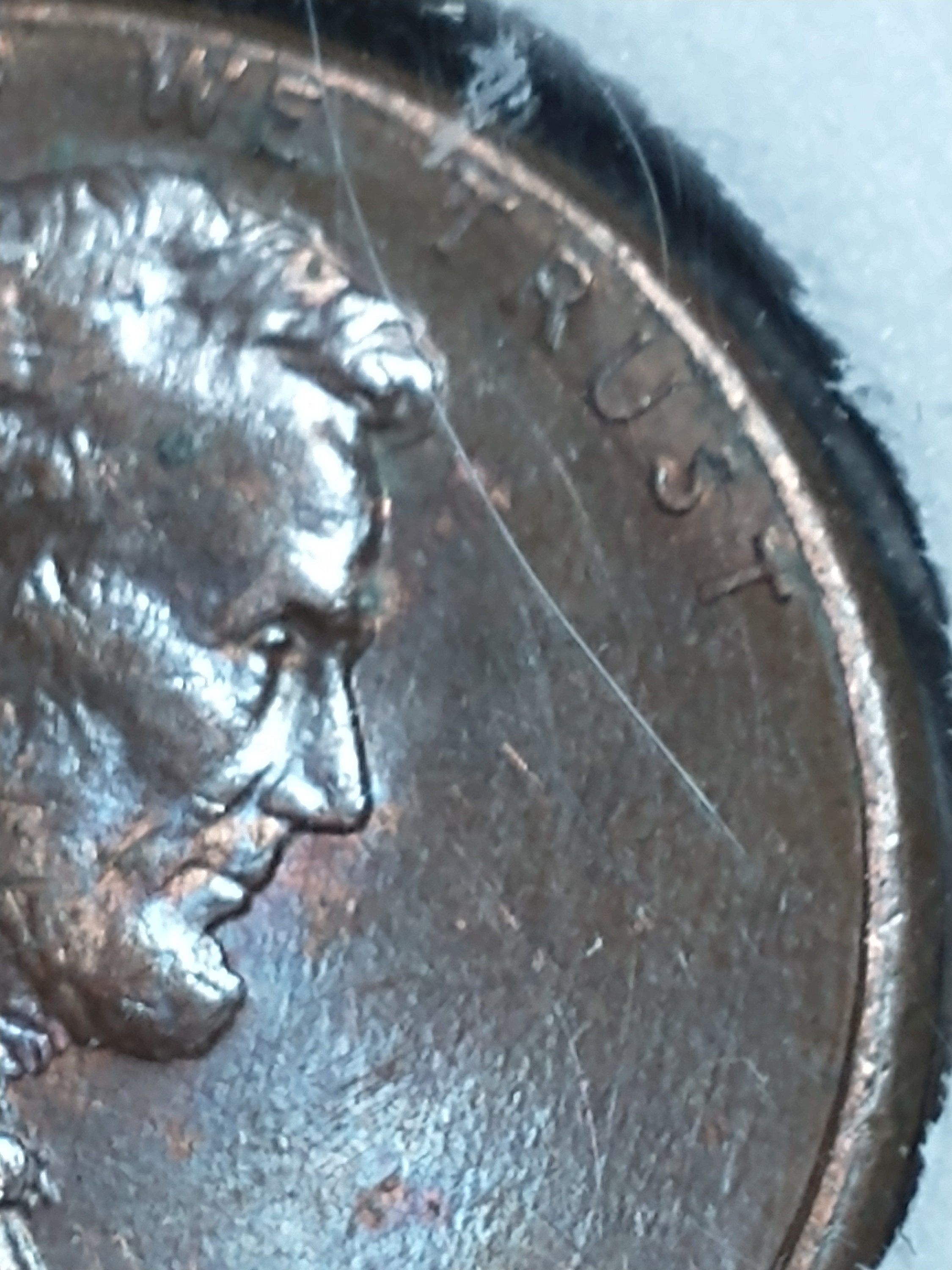 1986 Lincoln Penny With Strike Errors - Etsy