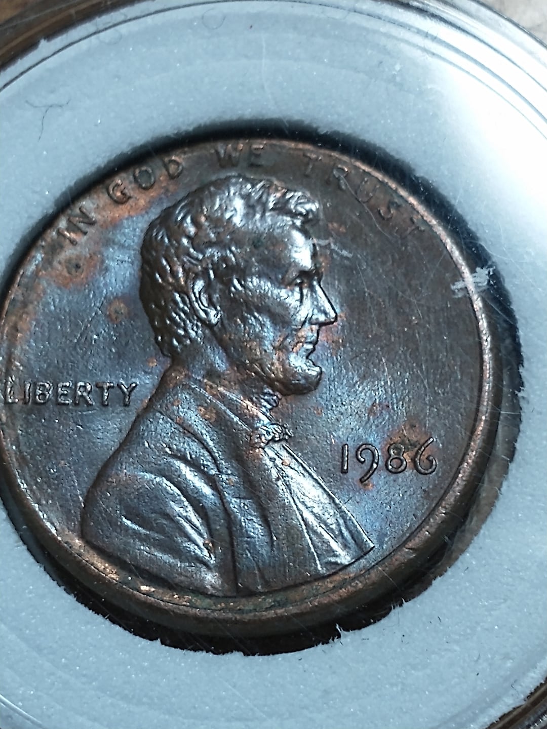 1986 Lincoln Penny With Strike Errors - Etsy