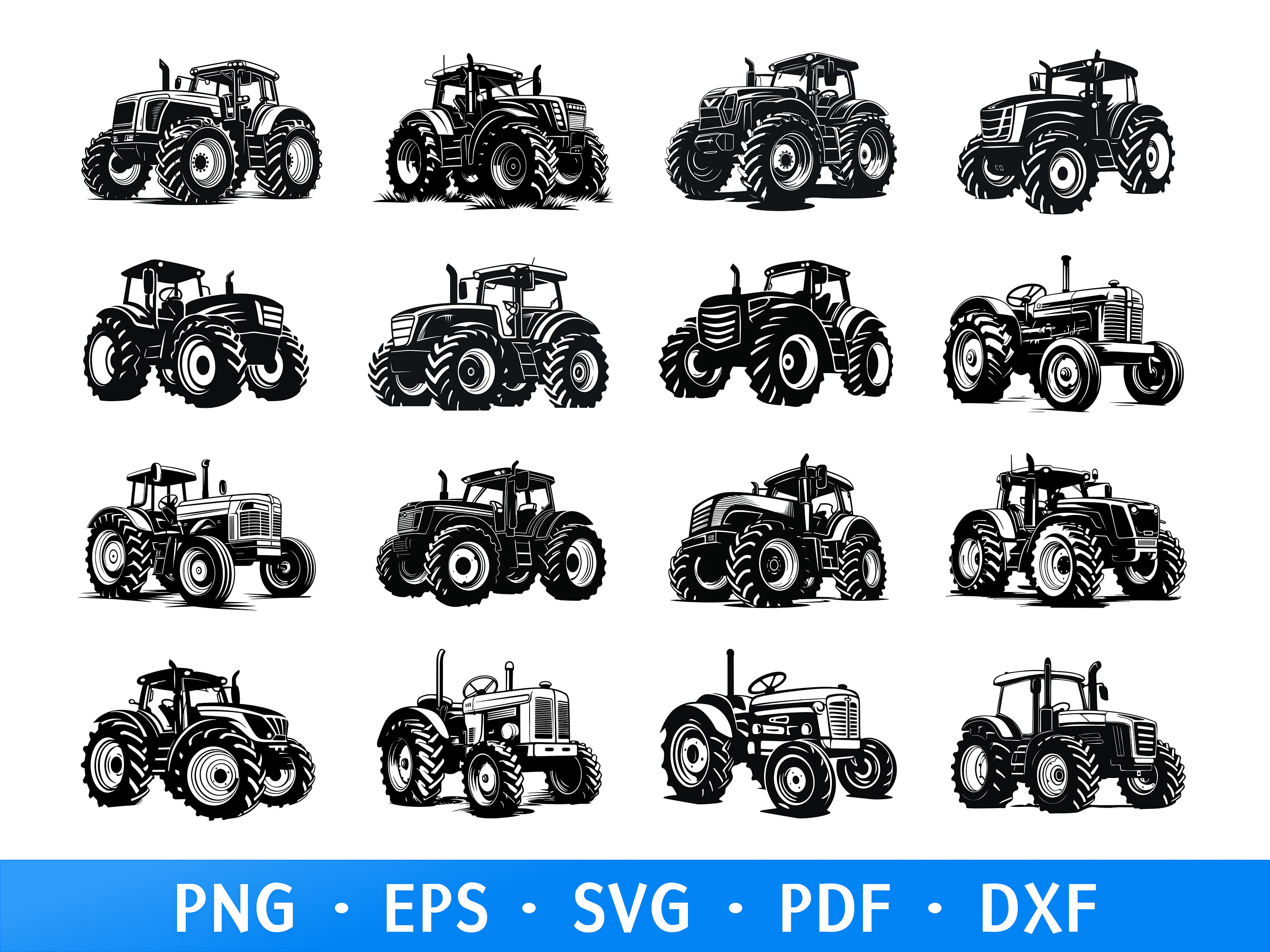 Tractor Svg Cut Files for Cricut Bundle Farm Life Svg Farm - Etsy UK