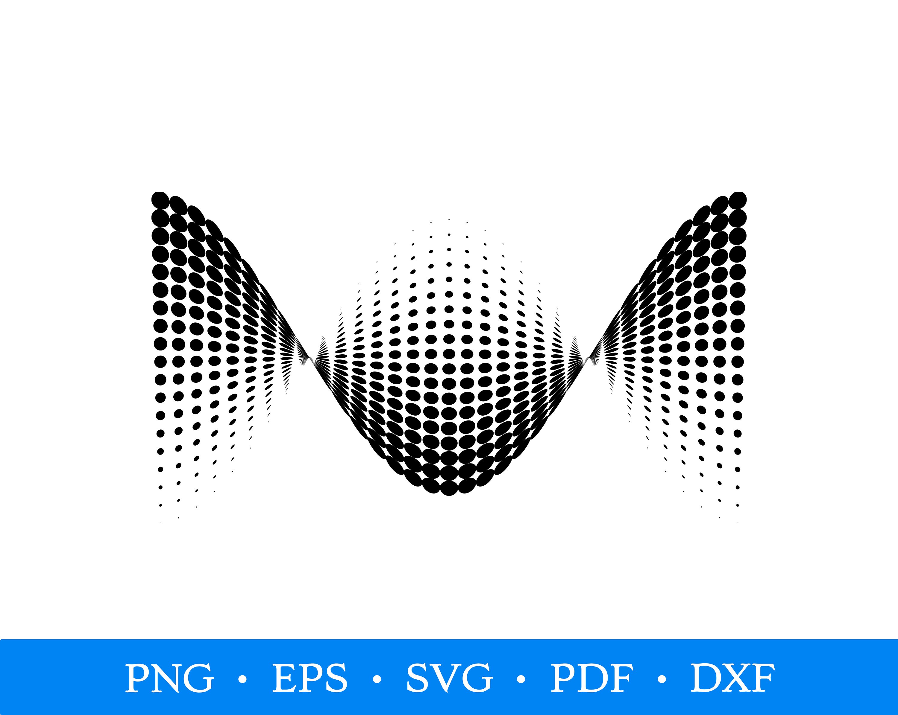 Halftone Dots Svg & Png, Comic Dot Clipart, Dotted Pattern Vector Image ...