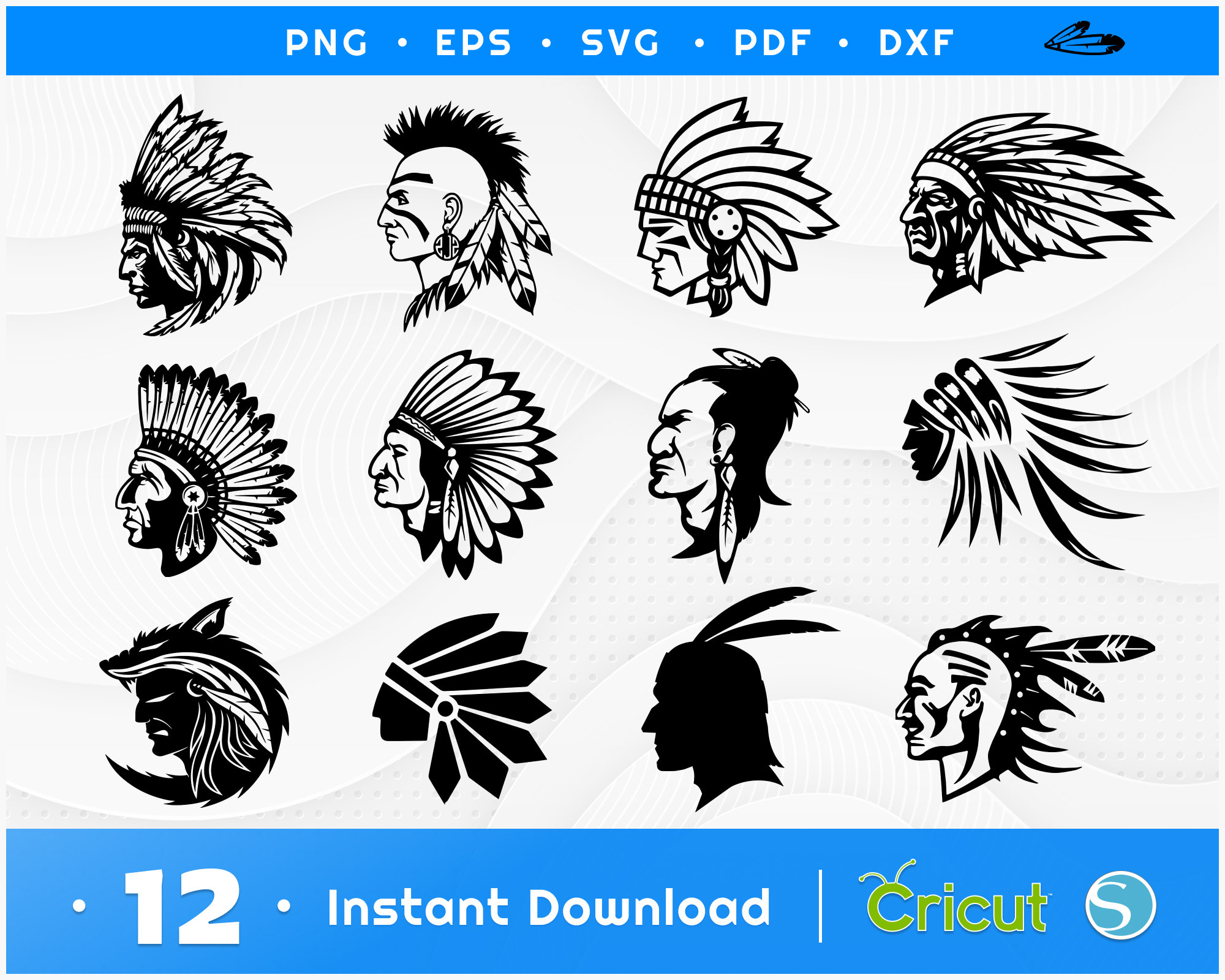 Native American SVG American Indian Chief Svg Chief - Etsy Australia