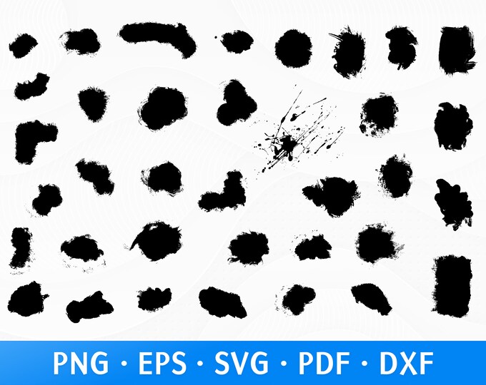 Paint Splatter Svg, Paint Svg, Paint Splats Svg, Vector Paint Splash ...