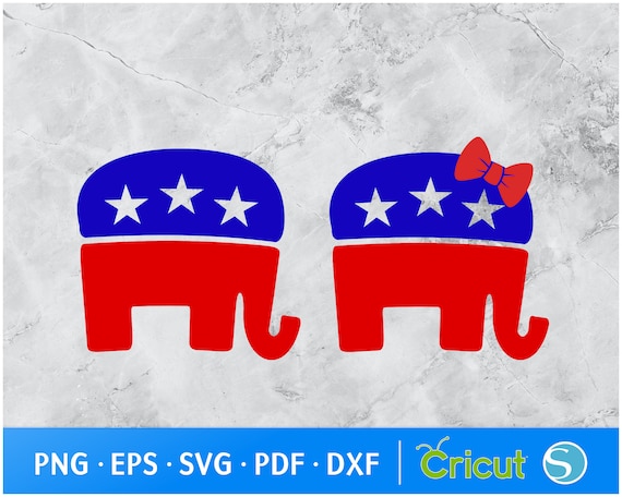 GOP Republican Elephant SVG Lets Go Brandon Republican | Etsy
