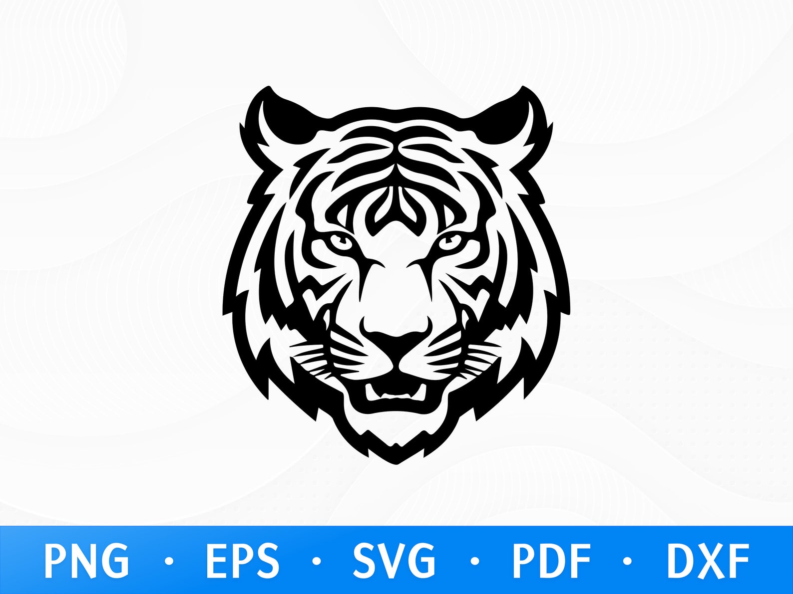 Tiger SVG Tiger Head Svg Tiger Dxf Tiger Clipart Tiger - Etsy UK