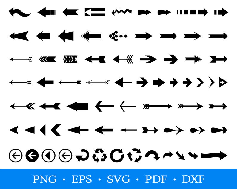Arrow Svg & Png, Archery Clipart, Curved Arrows Vector Image, Arrow ...