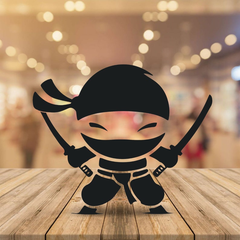 Ninja SVG, Cute Ninja PNG, Ninja Kids Cut Files Bundle, Ninja Clipart ...