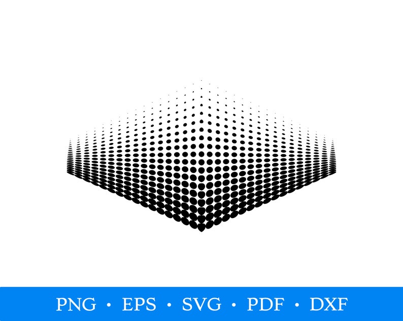 Halftone Dots Svg & Png, Comic Dot Clipart, Dotted Pattern Vector Image ...