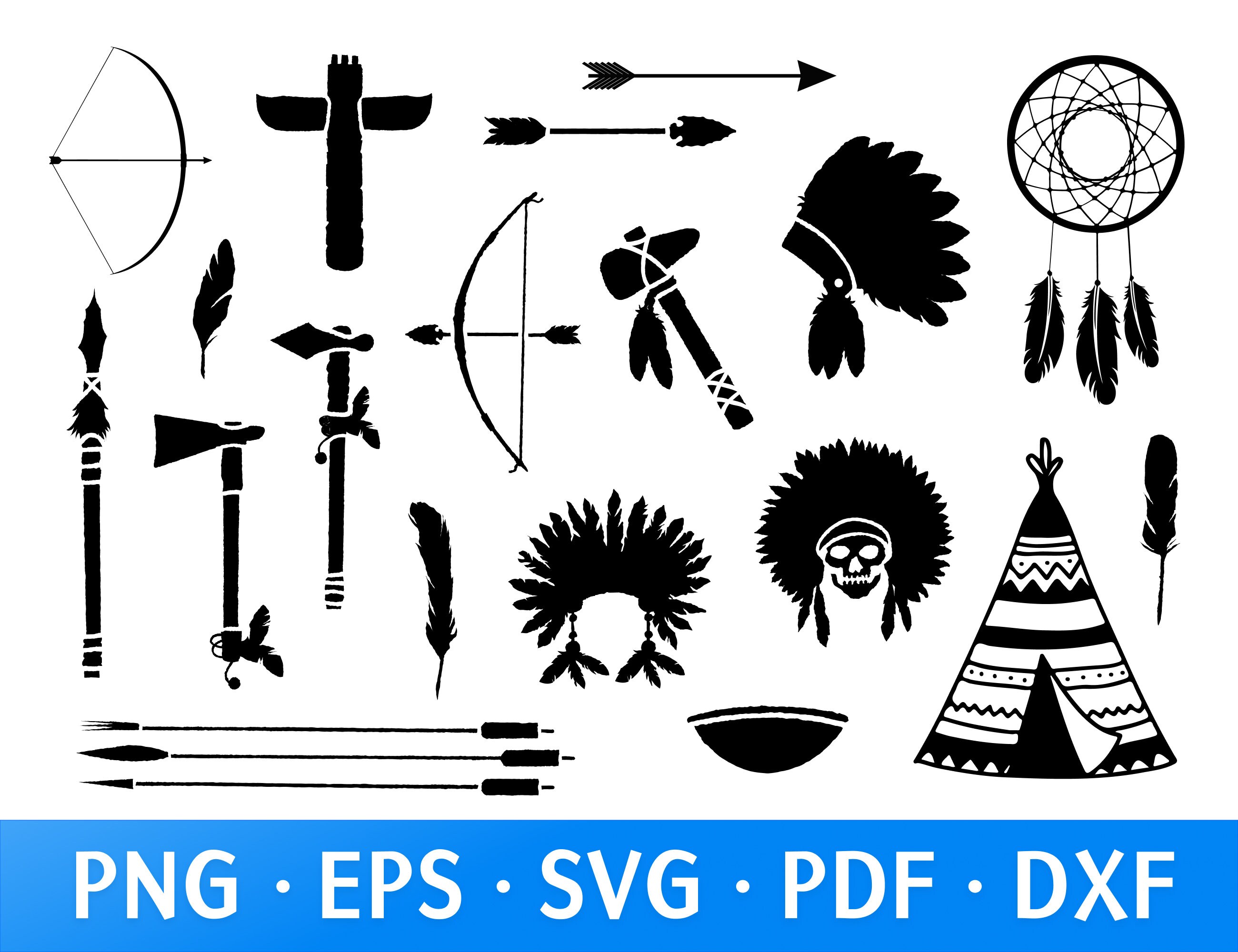 Native American Svg, Indian Skull SVG, American Indian Clipart DIY ...