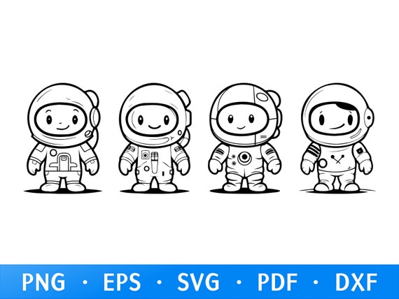 Little Astronaut Clip Art