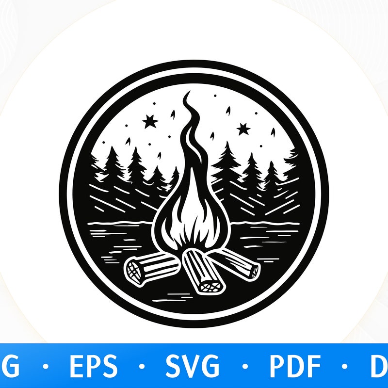 Campfire Svg - Etsy