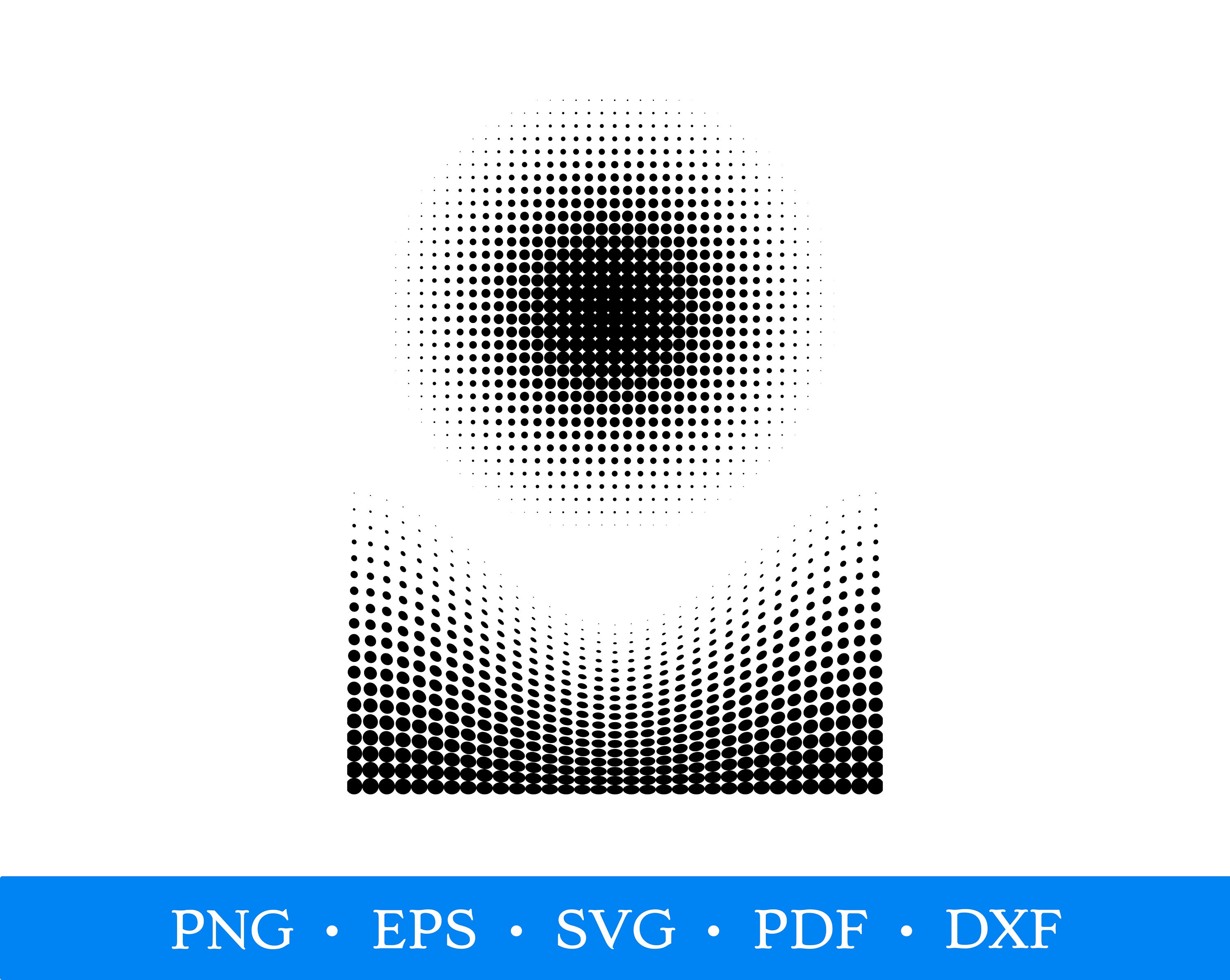 Halftone Dots Svg & Png, Comic Dot Clipart, Dotted Pattern Vector Image ...