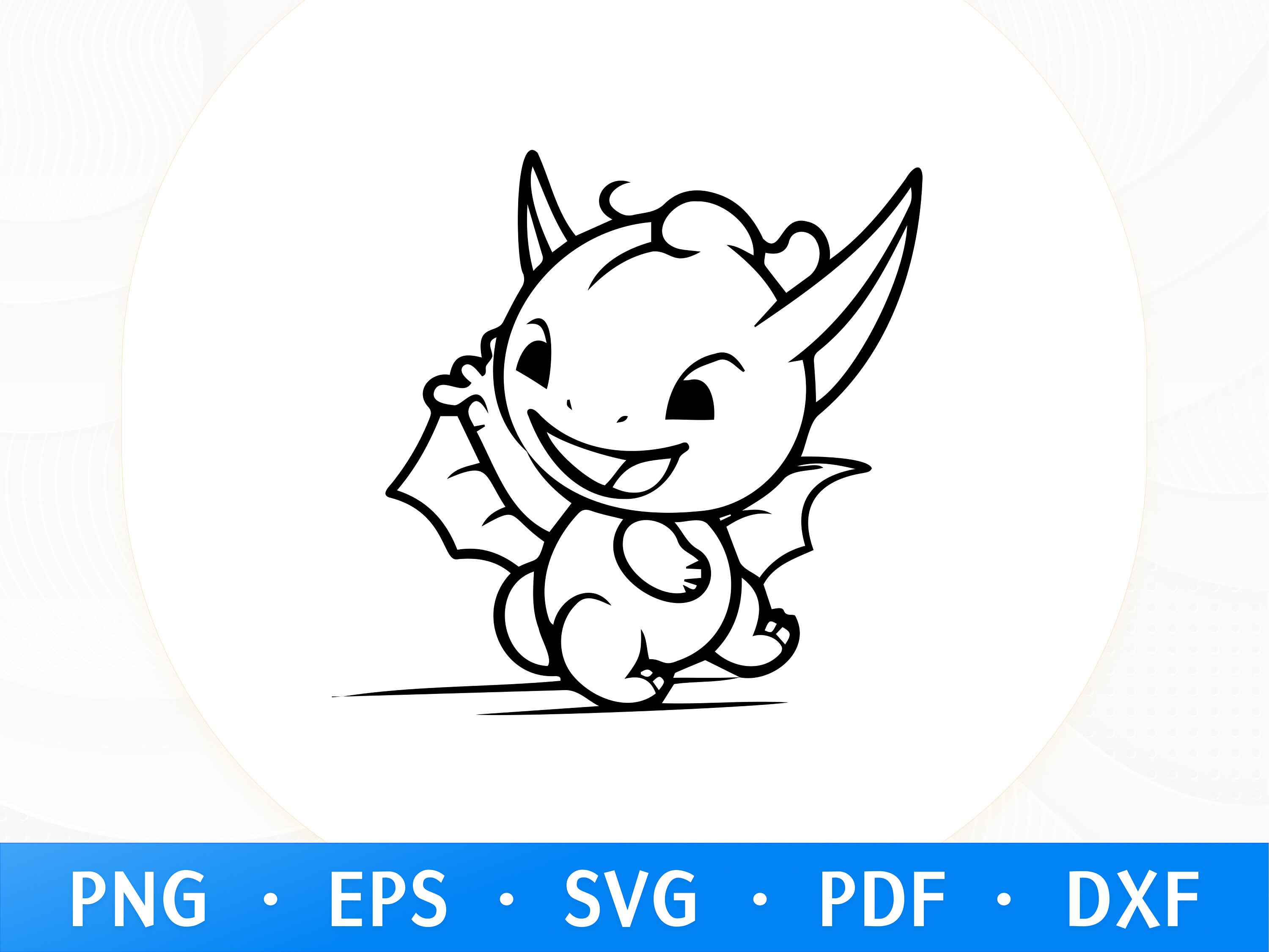 Cute Baby Dragon SVG Fantasy Dragon Svg Kid Dragon Svg - Etsy UK