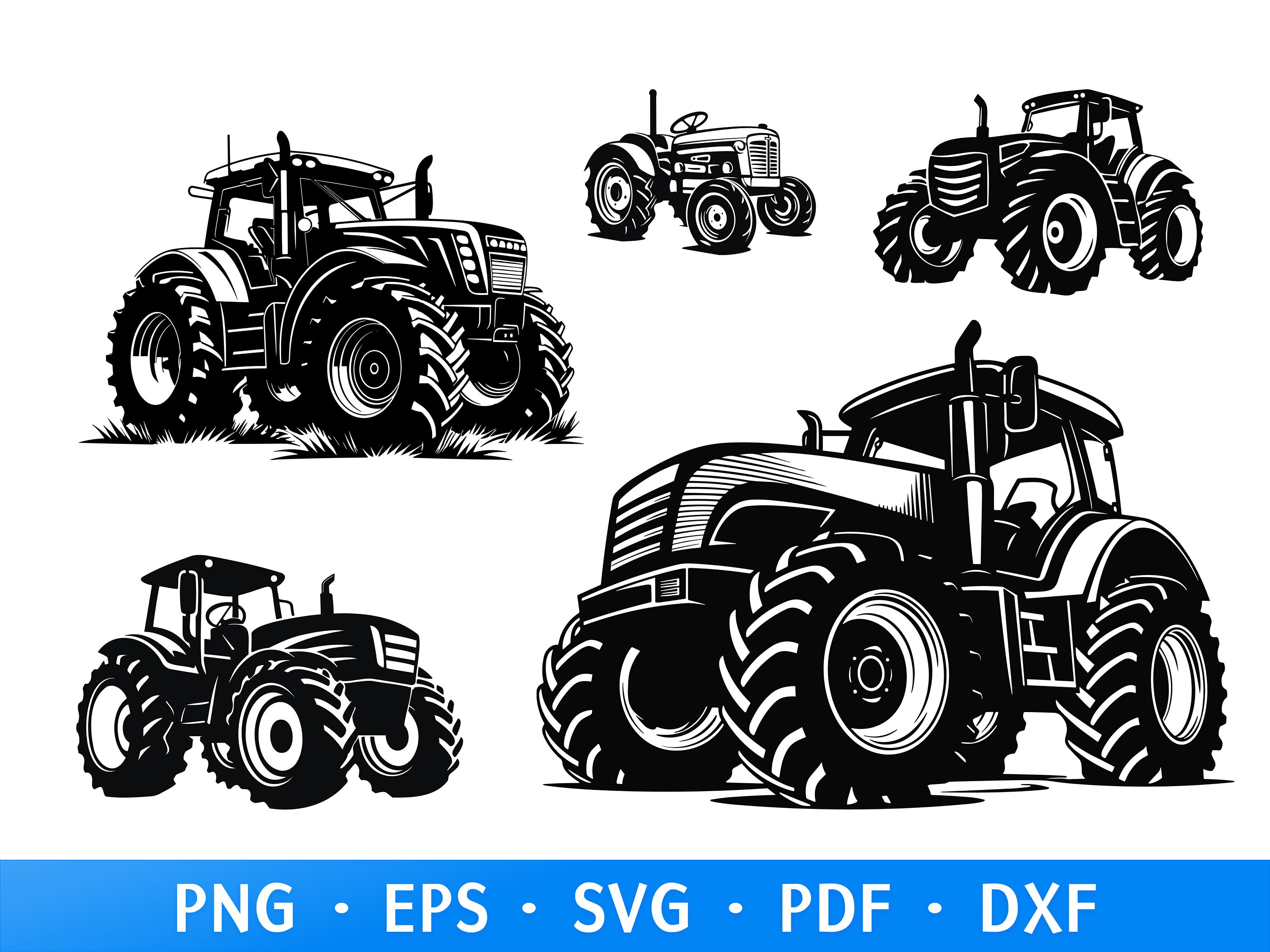Tractor Svg Cut Files for Cricut Bundle Farm Life Svg Farm - Etsy UK