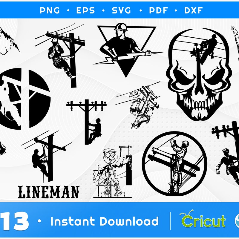 Lineman Svg - Etsy