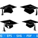 Graduation Cap SVG, Class of 2024, Cake Topper Cut File (digital Files ...