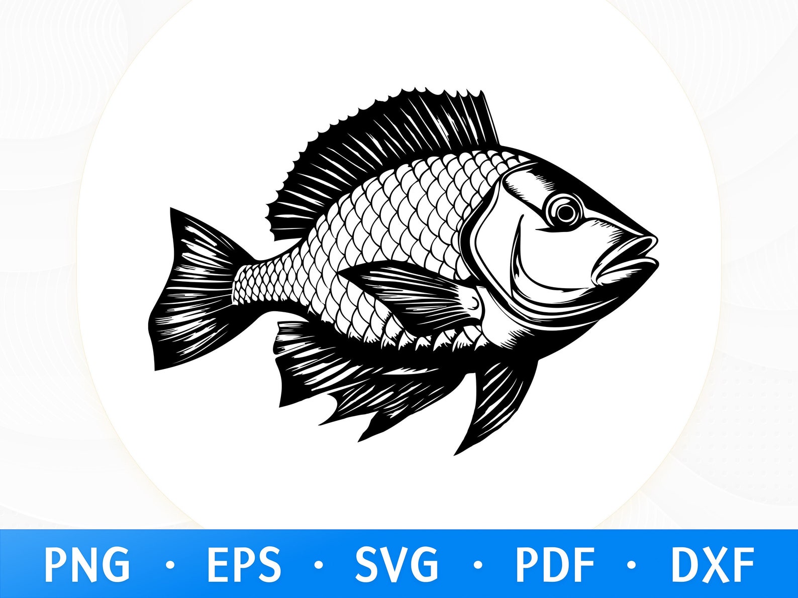 Fish SVG, Fish Silhouette Svg, Cricut Fish SVG File, Fishing Svg, Fish ...