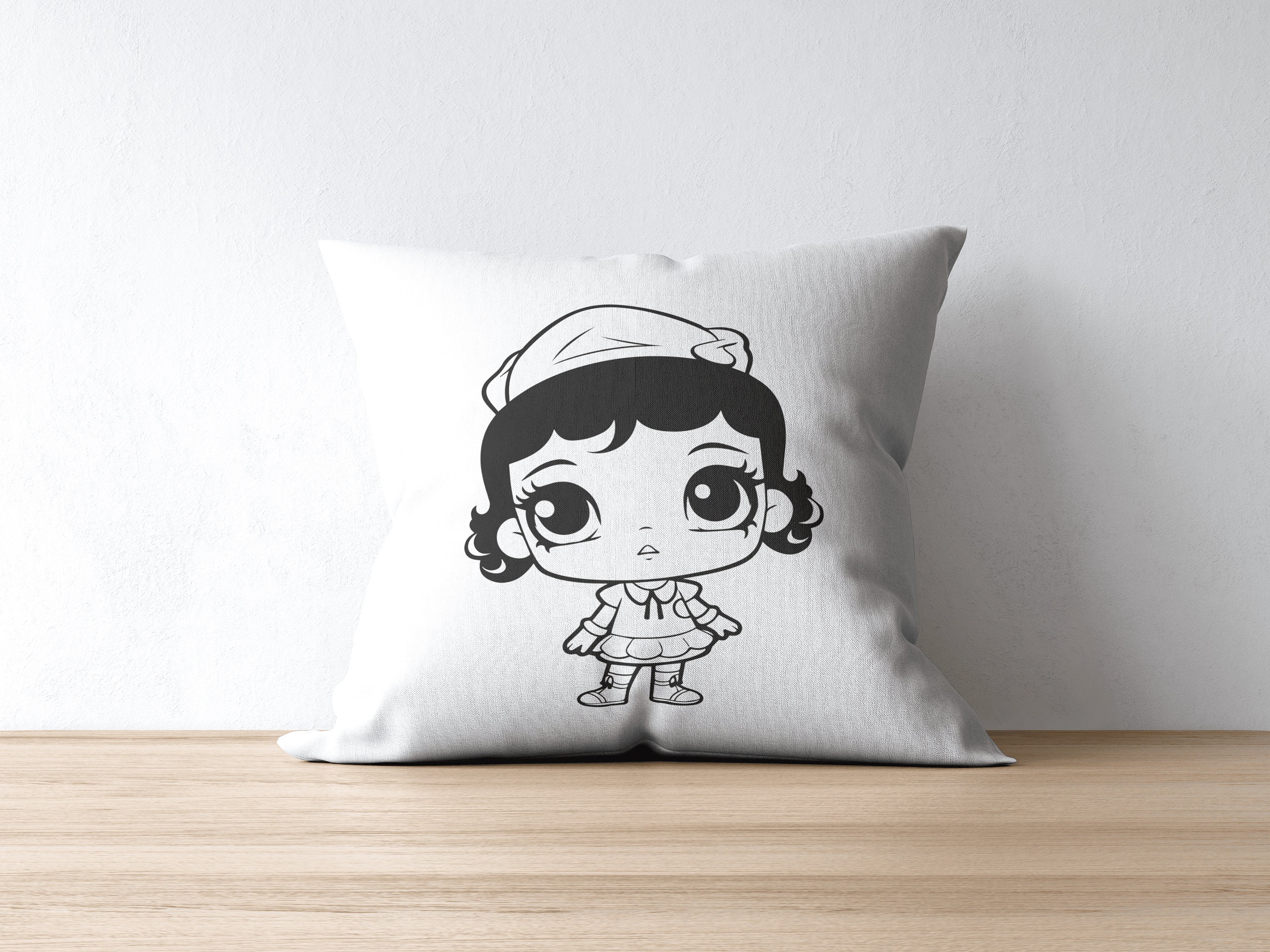 Doll SVG, Cute Baby Girl Png, Doll SVG Cut File for Cricut, Little ...