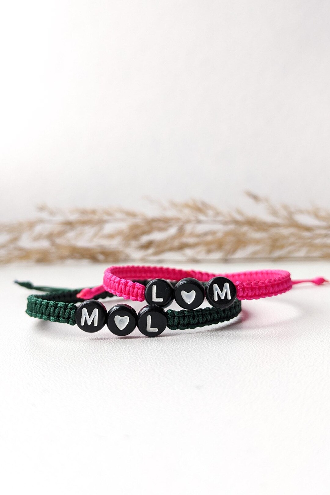 Customised Matching Cord Bracelet Set - Romantic Gift for Couples - Etsy