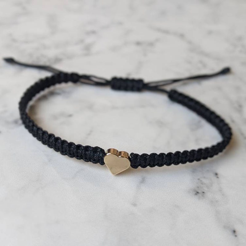 Heart Macrame Bracelet - Etsy