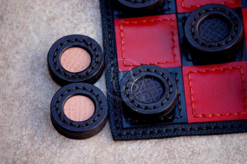 DIY Checkers Board Game PDF Pattern, Craft Your Own Checkers Game Out ...